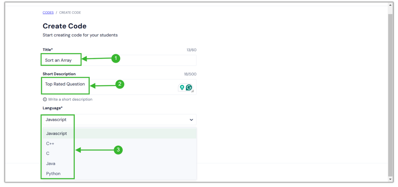 Create a coding challenges (LeetLabs).